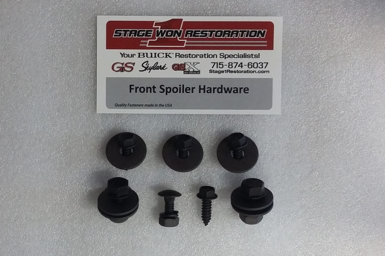 GSX Front Spoiler Hardware Mounting Kit – StageWonRestoration.com ...