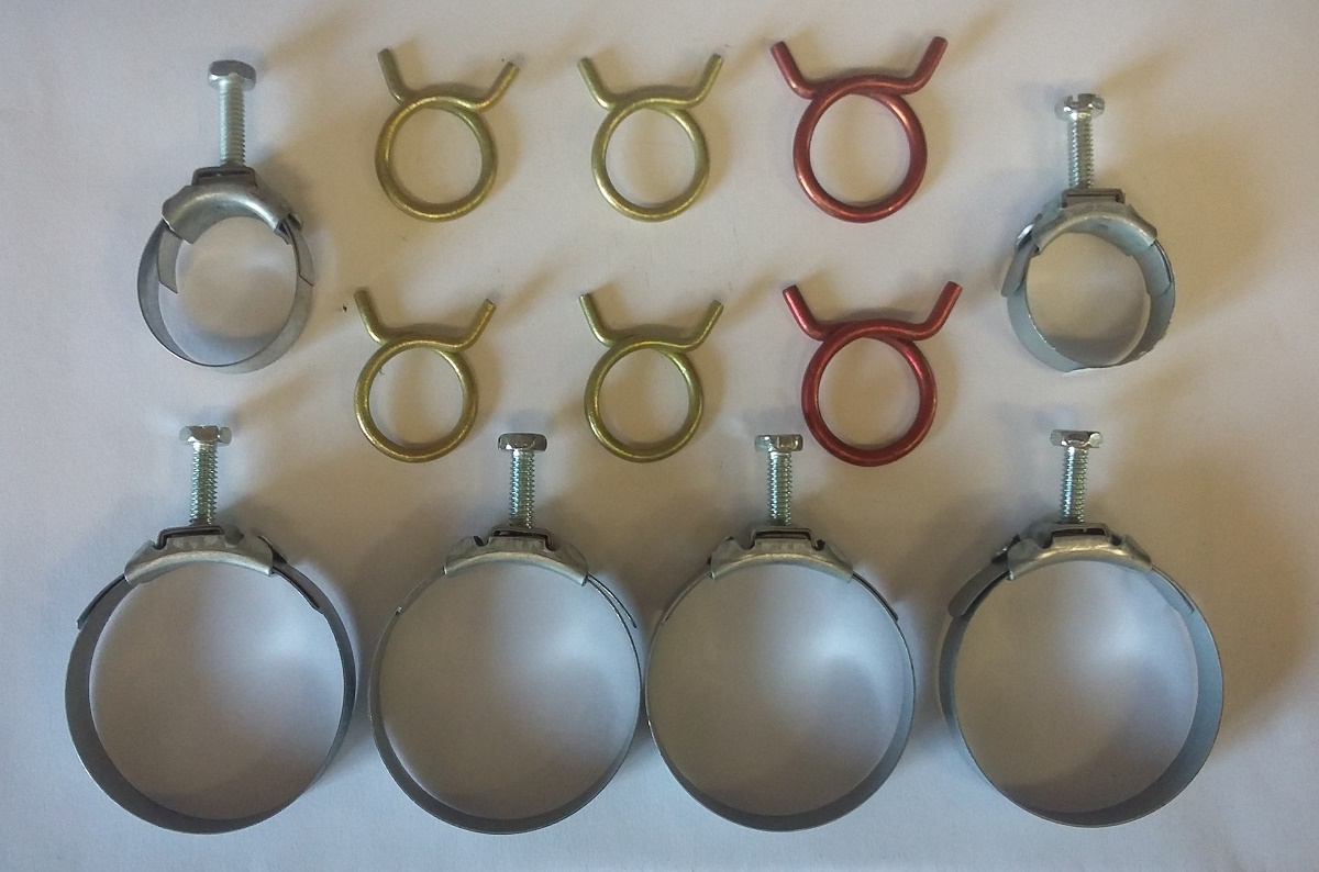 Heater Hose & Radiator Hose Clamp Kit – A/C – Stage One Restoration