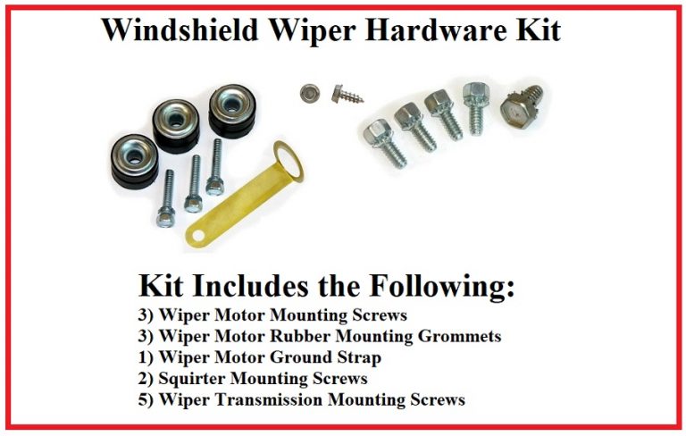 Wiper Motor Mounting Hardware (Deluxe Kit) – StageWonRestoration.com ...
