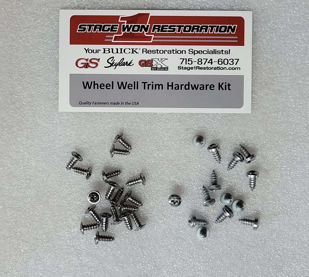 Wheel Well Trim Screws – Version # 1 – StageWonRestoration.com ...