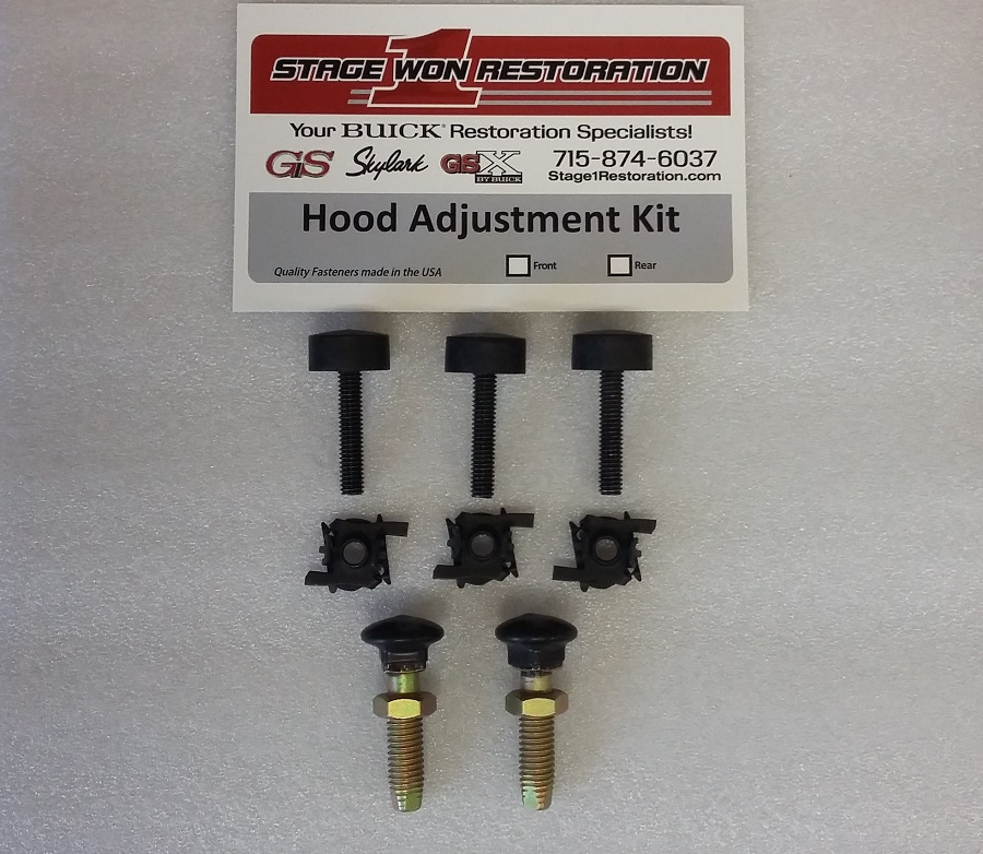Hood Adjustment Bumper Kit (Concours) – StageWonRestoration.com ...