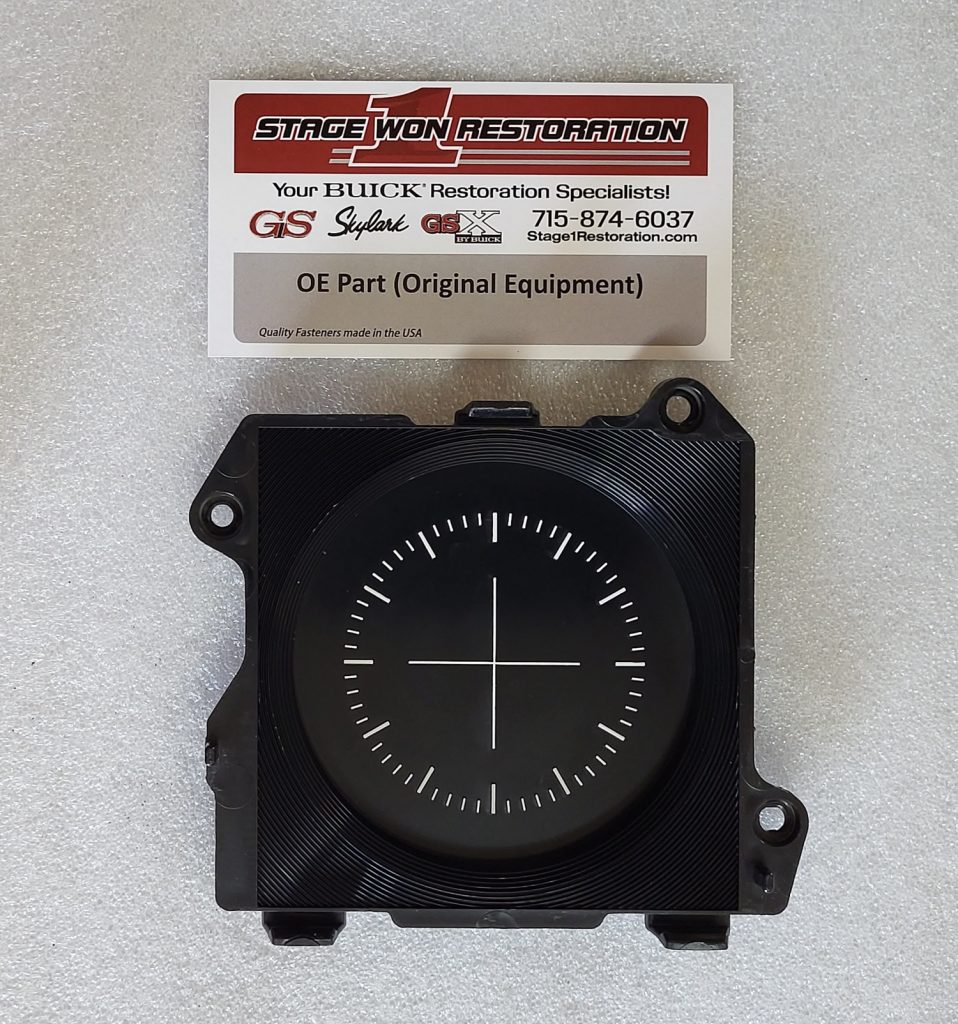 Gauge Block Off Plate – StageWonRestoration.com & DieCastMuscleCars.com