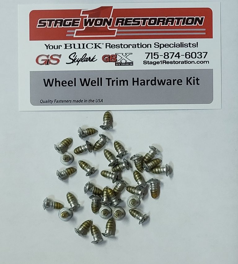 Wheel Well Trim Screws – Version # 4 – StageWonRestoration.com ...